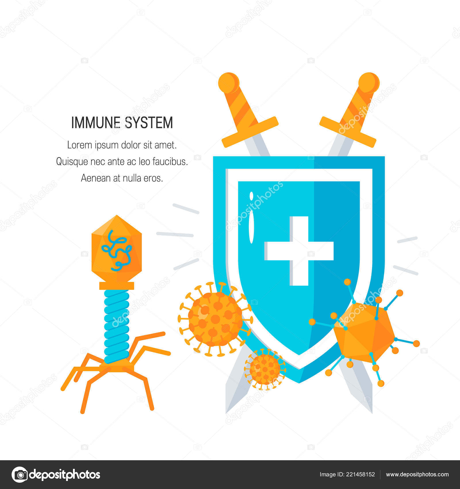 Immune system vector concept Stock Illustration by ©marina_ua #221458152