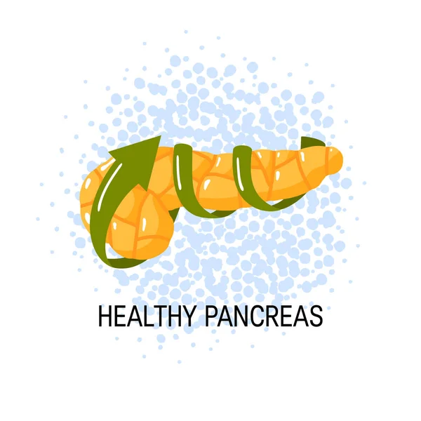 Diabetes type 2 concept in flat style, vector Stock Vector Image by ...