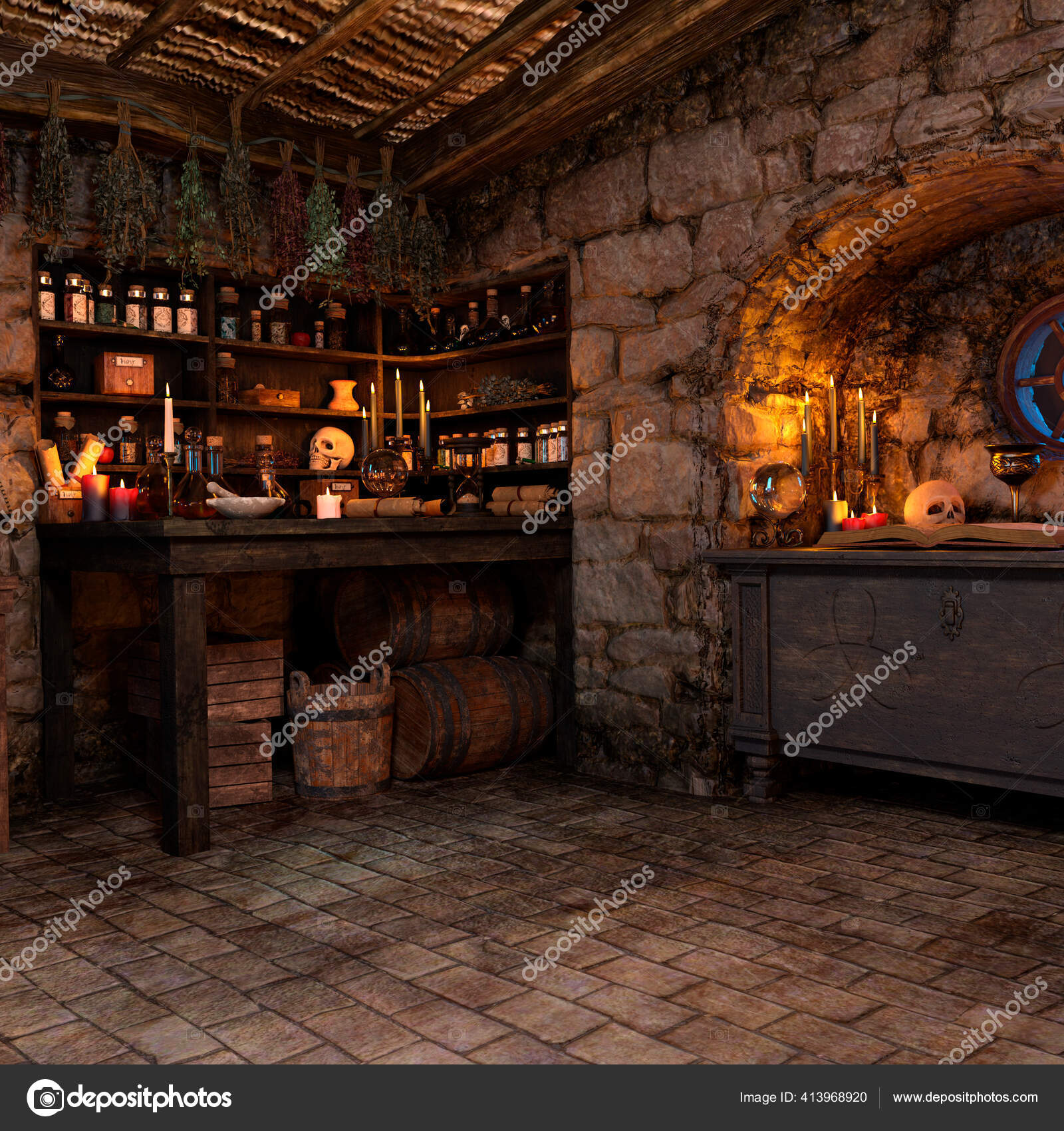 Fairy Tale Cottage Interior