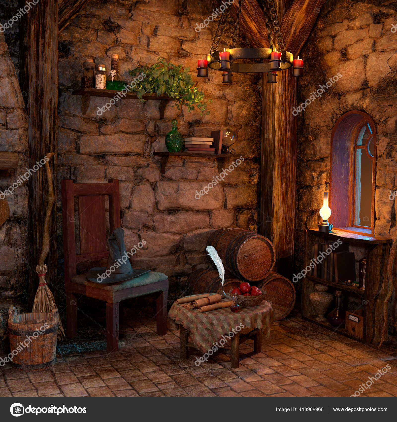 Fairytale Cottage Interior