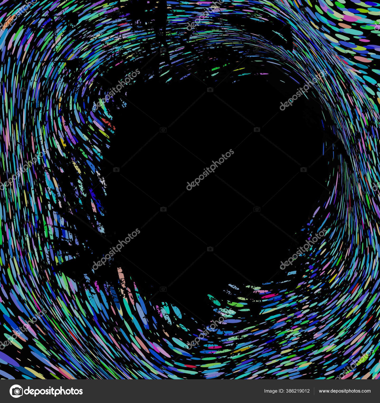 Vector colorful background with frame Stock Vector by ©Galagraph 386219012