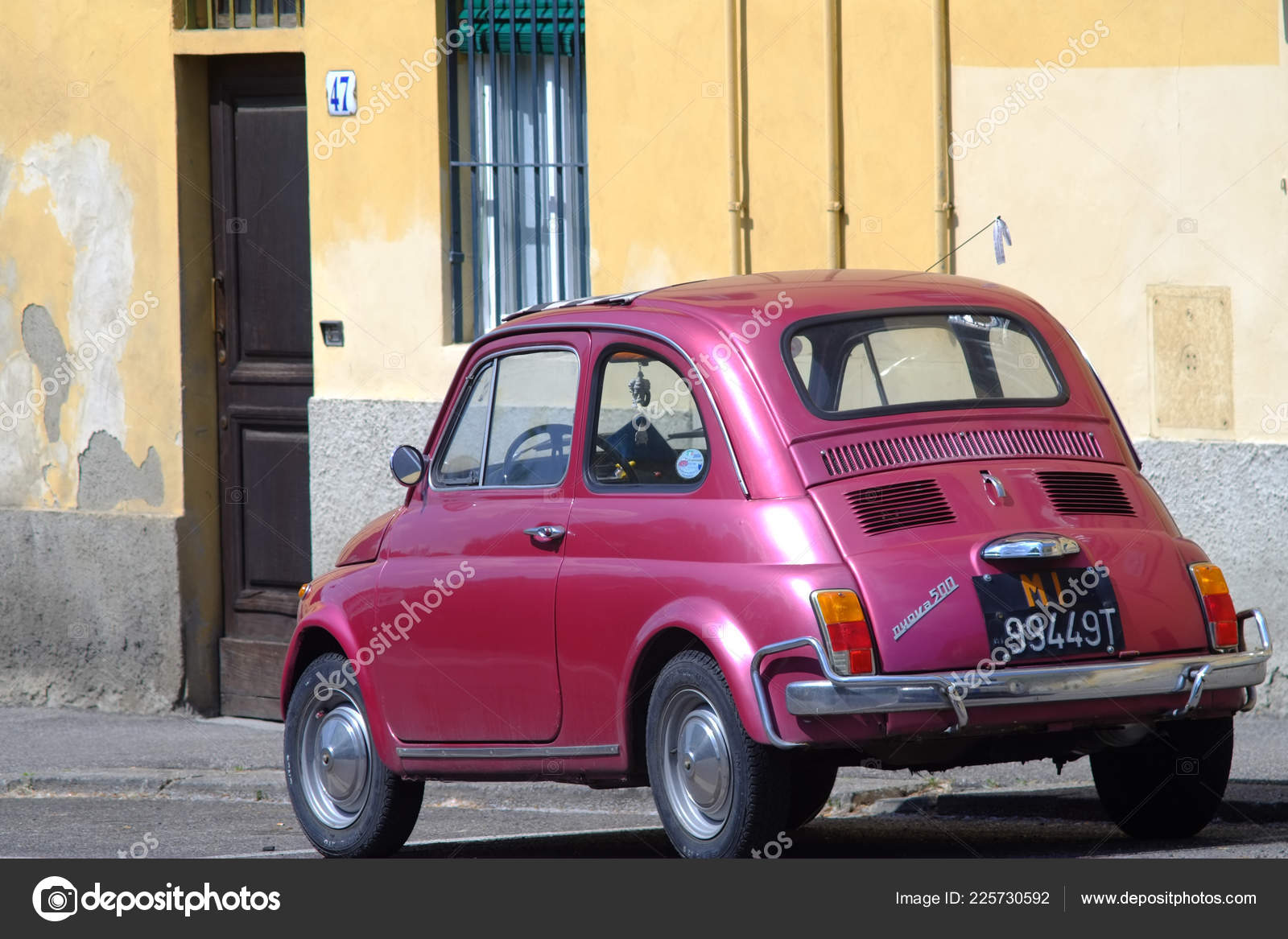 Retro Car Nature Fiat