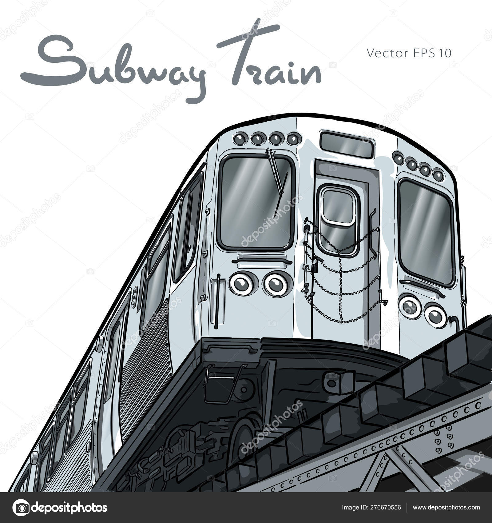 How To Draw A Subway Train