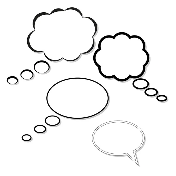 Thought cloud Vector Art Stock Images | Depositphotos