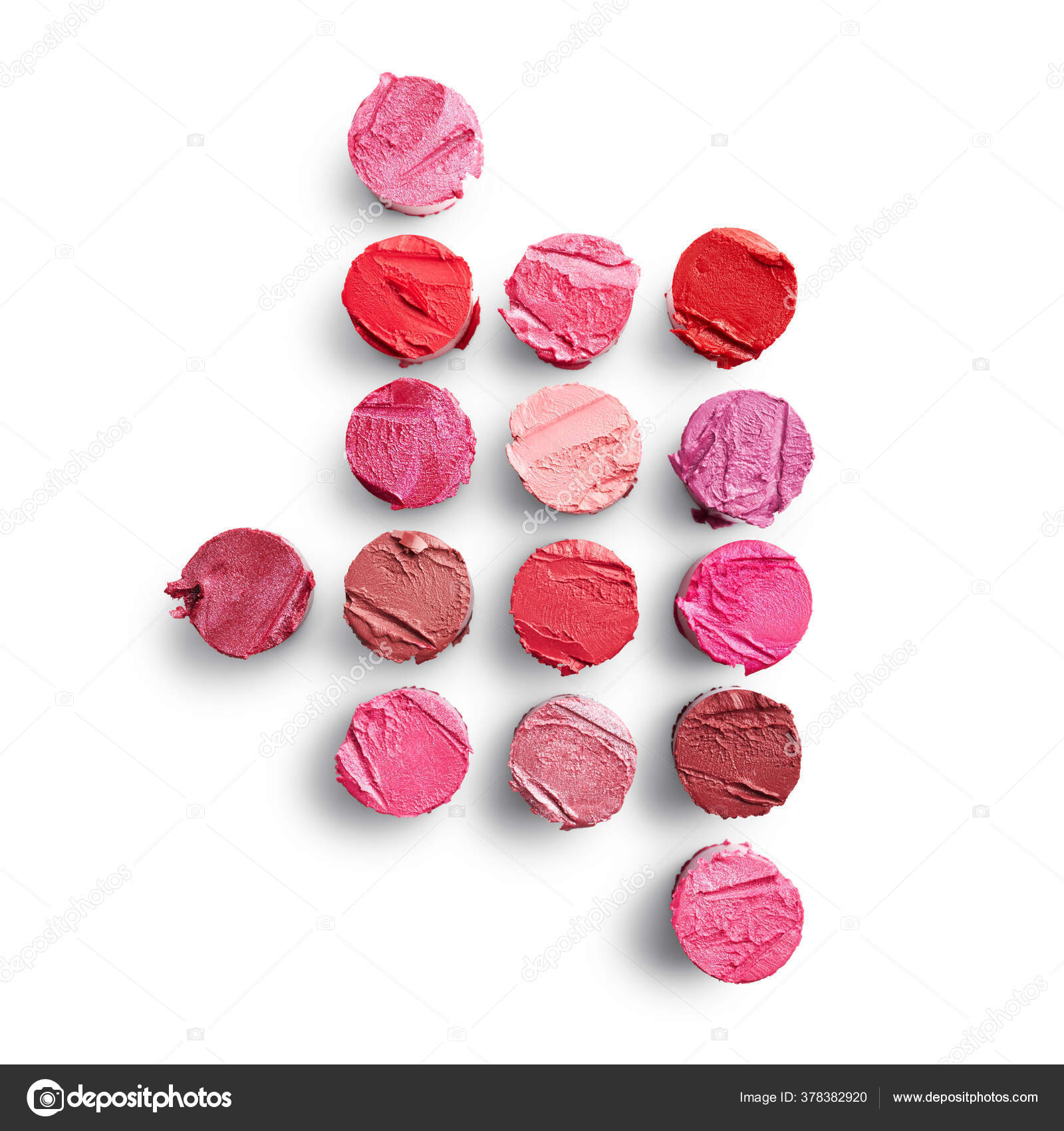 Lipstick Set Isolated White Background — Stock Photo © Nik_Merkulov ...