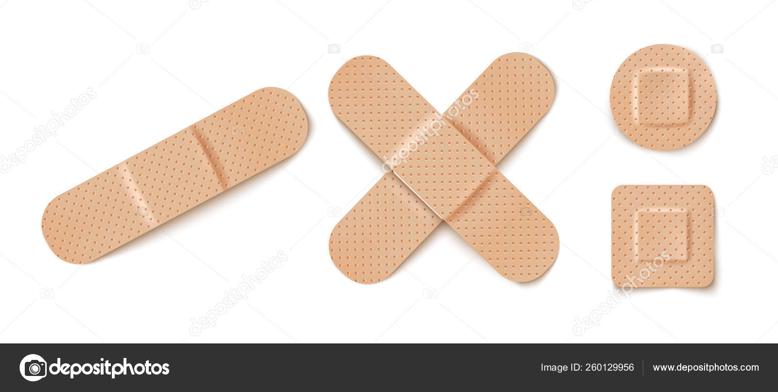 Illustrations vectorielles des pansements image vectorielle par ...