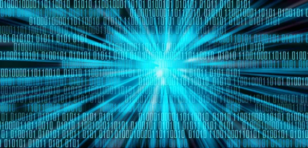 Digital data binary code technology matrix background, data floo Stock Photo by ©marrakeshh ...