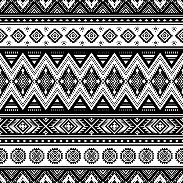Aztec Pattern Black And White Vector