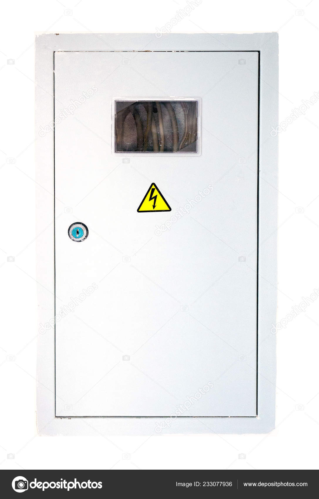 Texture Electrical Panel Isolated White Background — Stock Photo ...