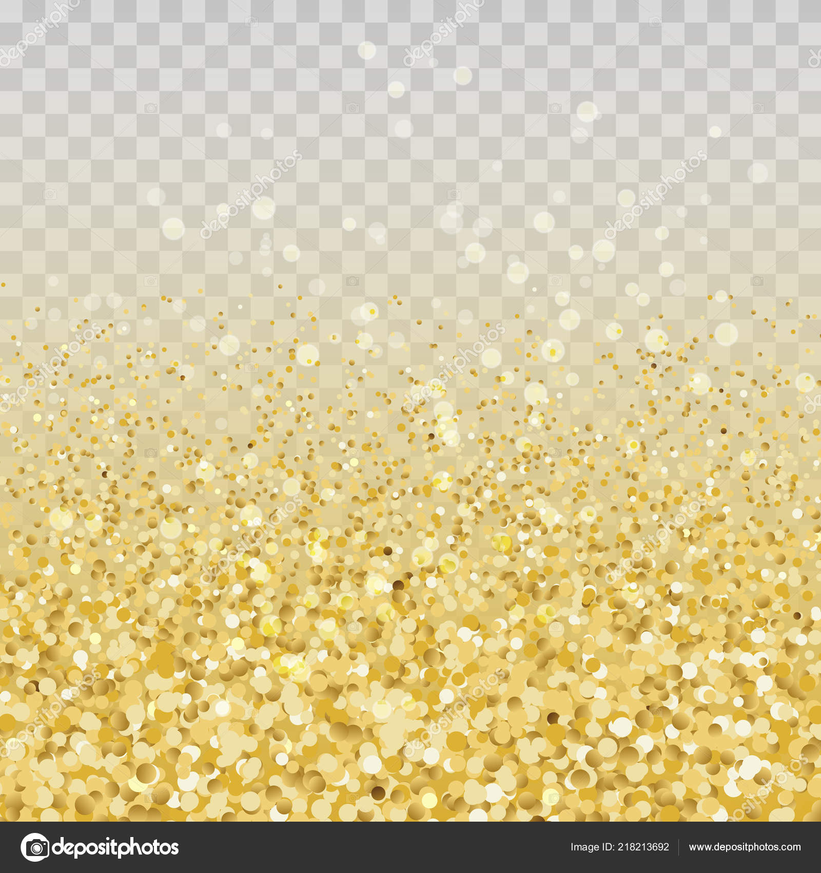 Gold glitter particles Stock Vector Image by ©majcot #218213692