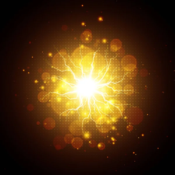 Golden glowing lights effects Stock Vector Image by ©majcot #240764216