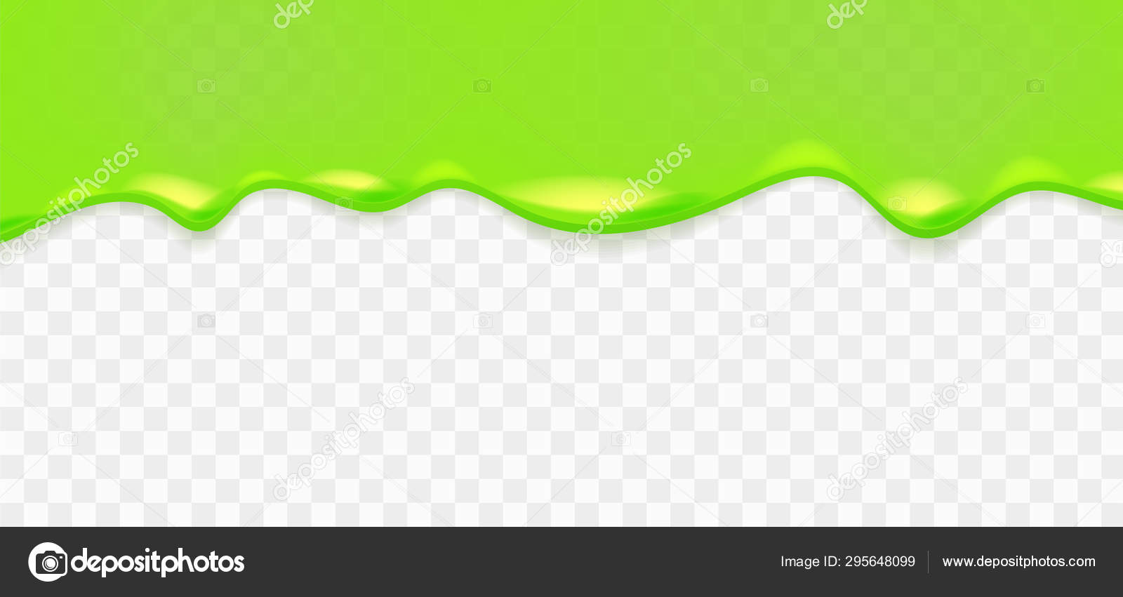 Realistic green sticky slime Stock Vector Image by ©majcot #295648099