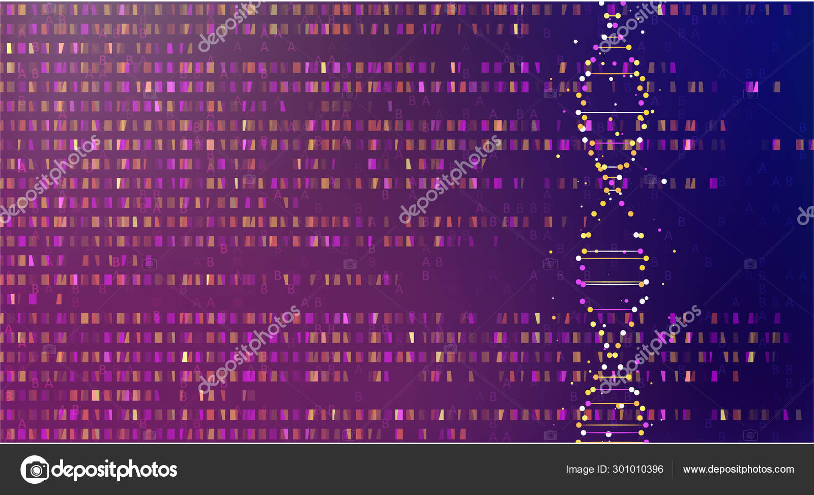 Big genomic data visualization Stock Vector Image by ©majcot #301010396