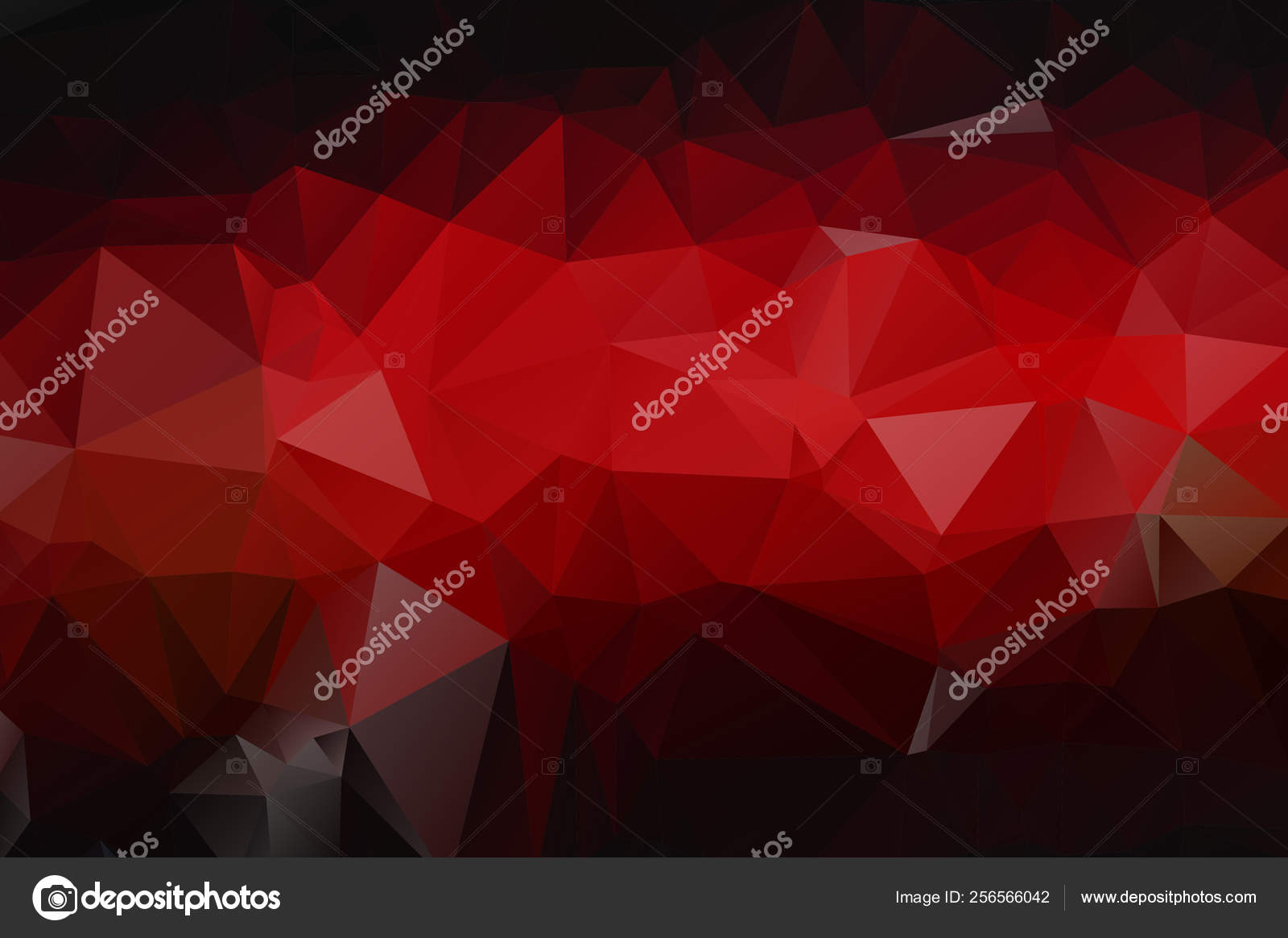 Gradient background of red and black triangles Stock Vector Image by ...