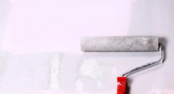 White paint roller Stock Photos, Royalty Free White paint roller Images ...