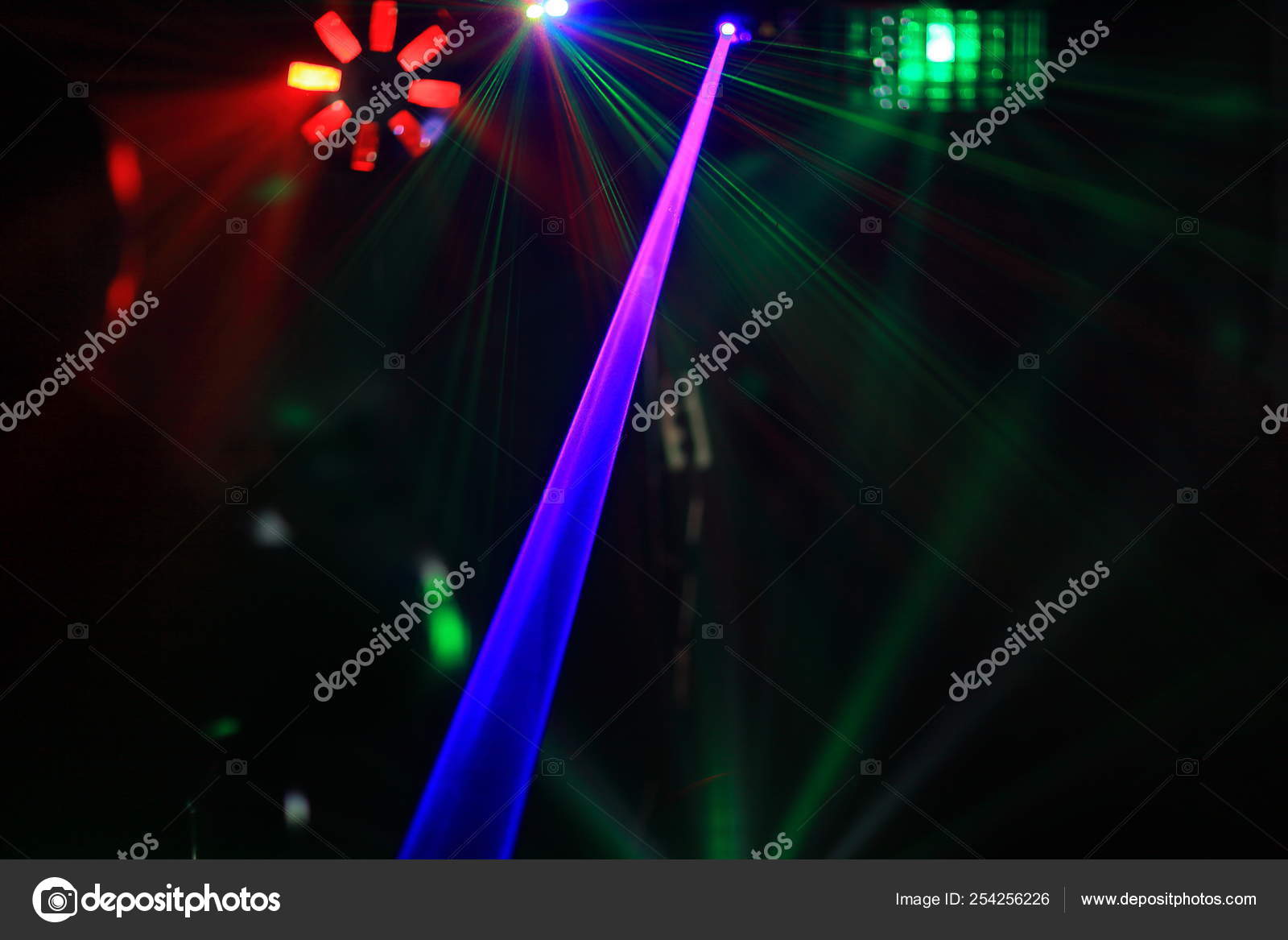 Laser lights on black background.photo with copy space Stock Photo by ...