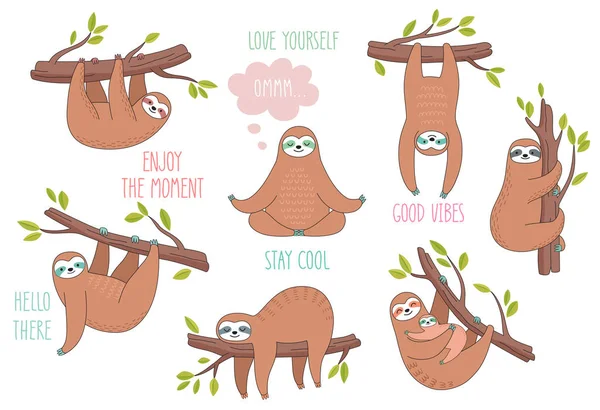 5,256 Sloth Stock Illustrations | Depositphotos®