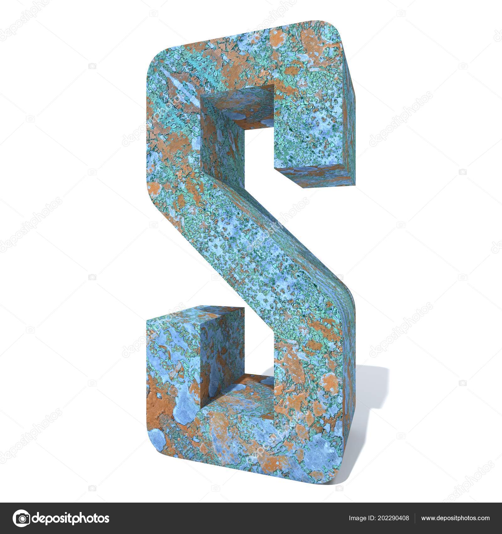 Conceptual Old Rusted Metal Font Type Iron Steel Industry Piece — Stock ...