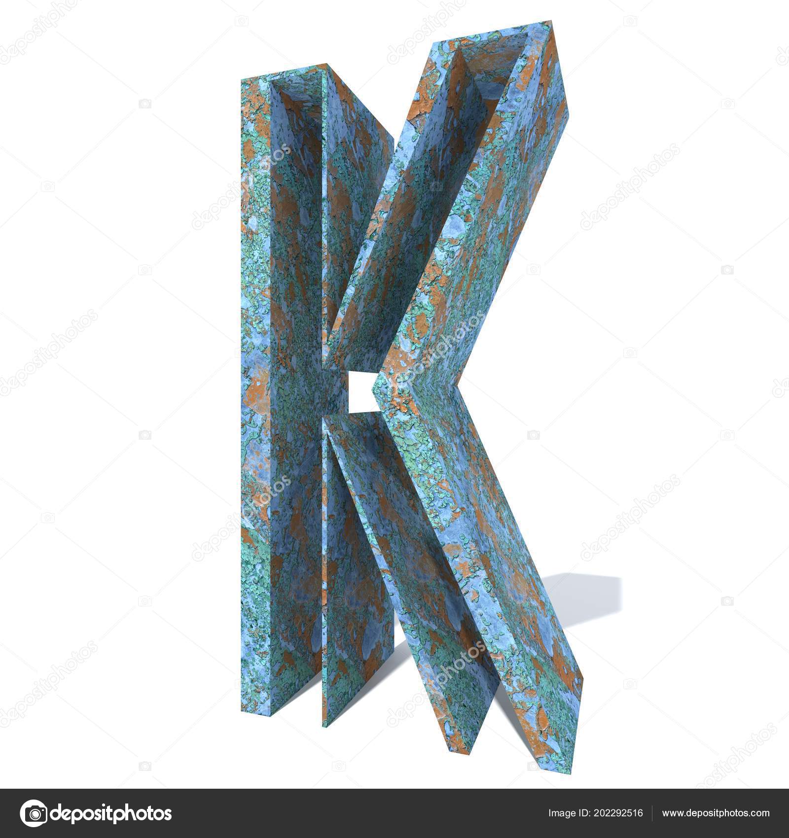 Conceptual Old Rusted Metal Font Type Iron Steel Industry Piece — Stock ...