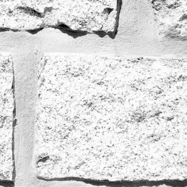 Concept or conceptual white stone,rock or stone ancient or old wall ...