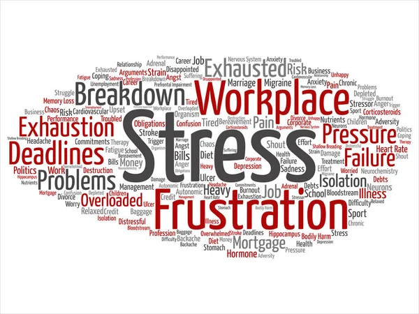 Concept conceptual mental stress at workplace or job pressure abstract ...