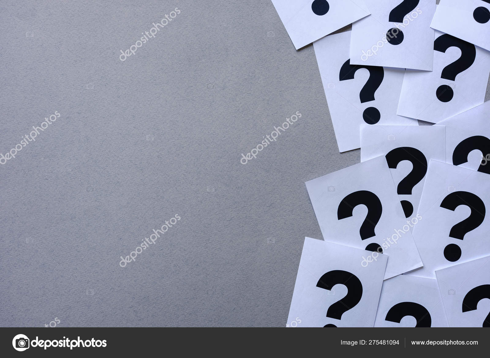 Question Marks Border Side Border Of Printer Question Marks On Paper