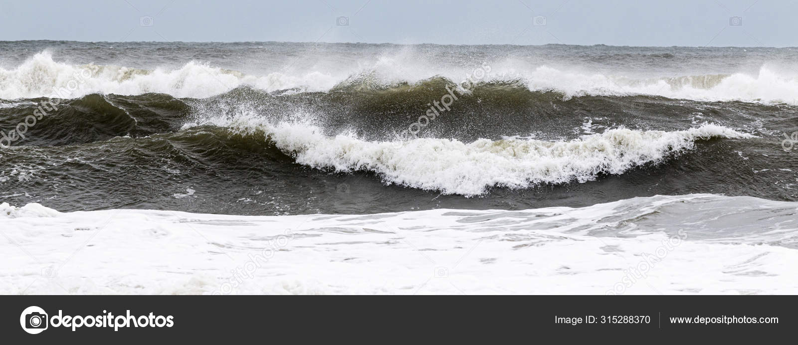 Strong Wind Blowing Water