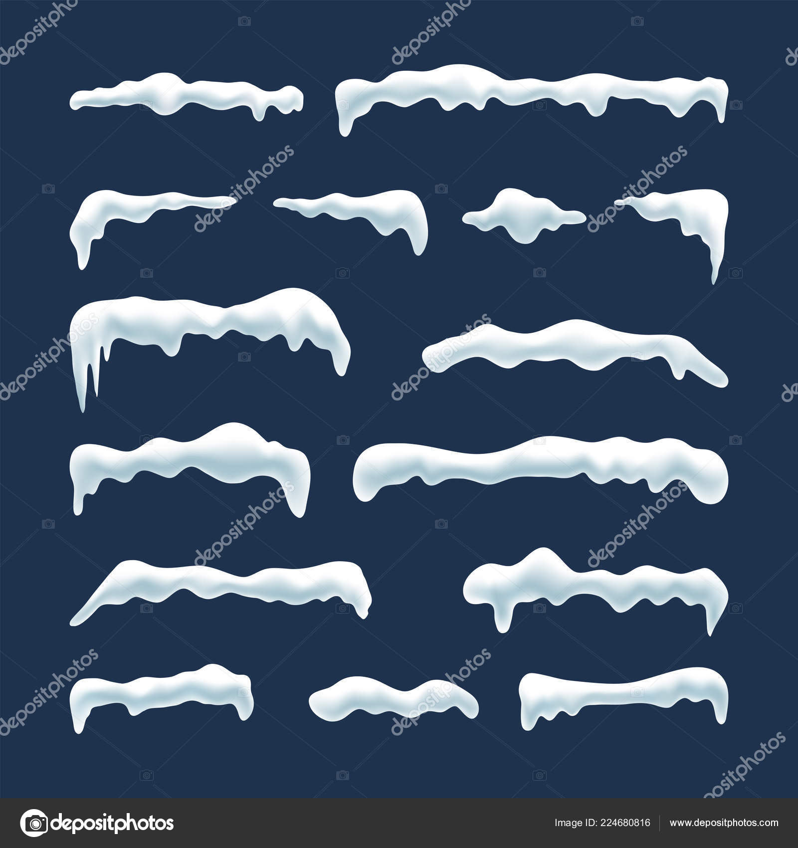 Winter Corner Borders