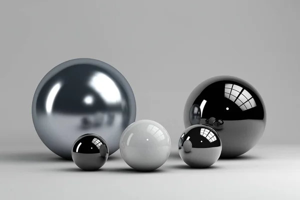 Metal spheres — Stock Photo © Jezper #40212997