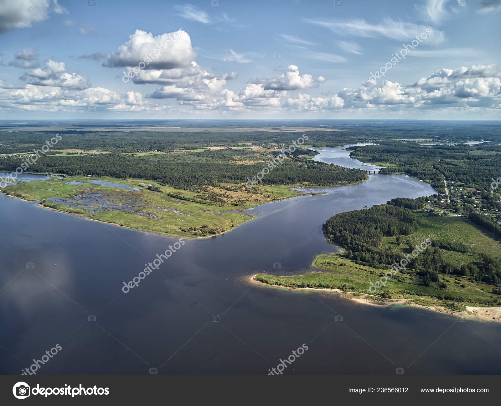 Assumption Cathedral Jetty Ship Myshkin Russia View River Drone View ...