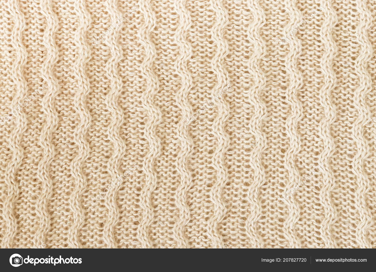 Beige Color Knitting Wool Texture Background Stock Photo by ©Si-27star ...