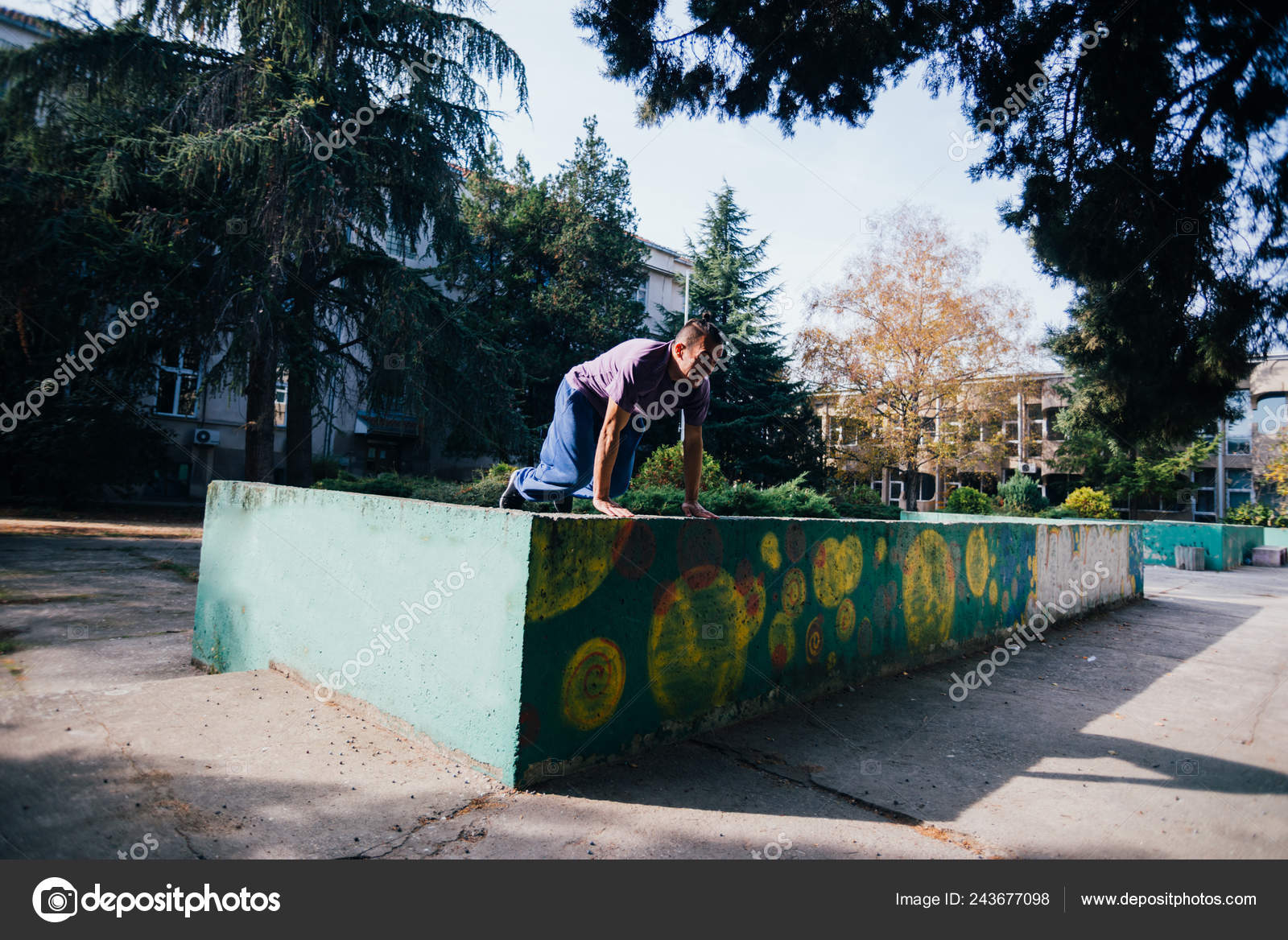 Parkour Backflip Off Wall