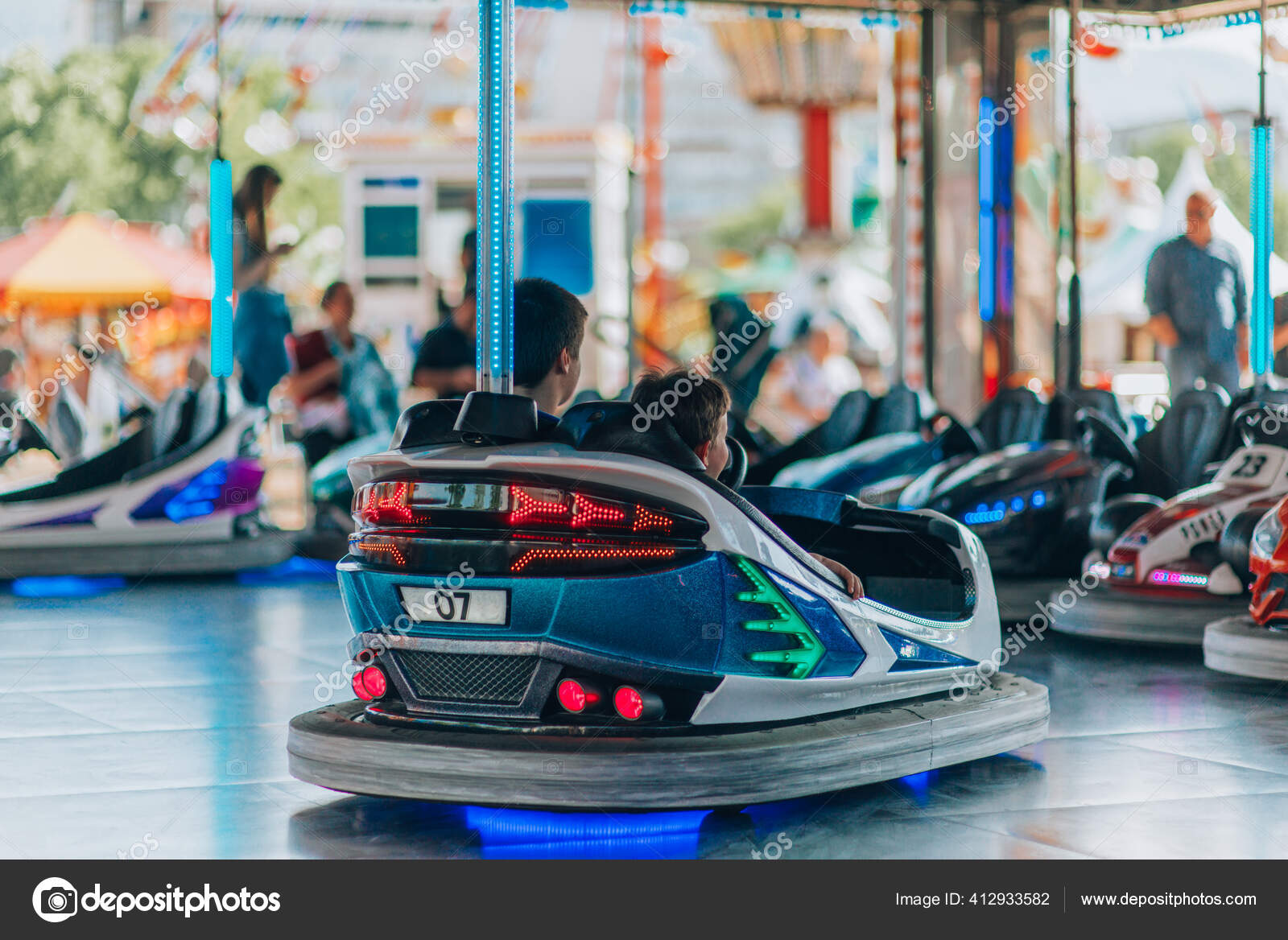 Motorized Bumper Cars