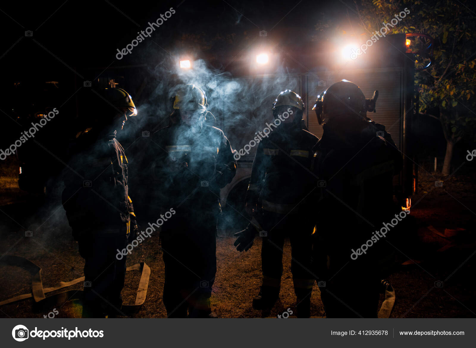 Fire Department Field Fire Emergency Situation — Stock Photo © gorgev ...
