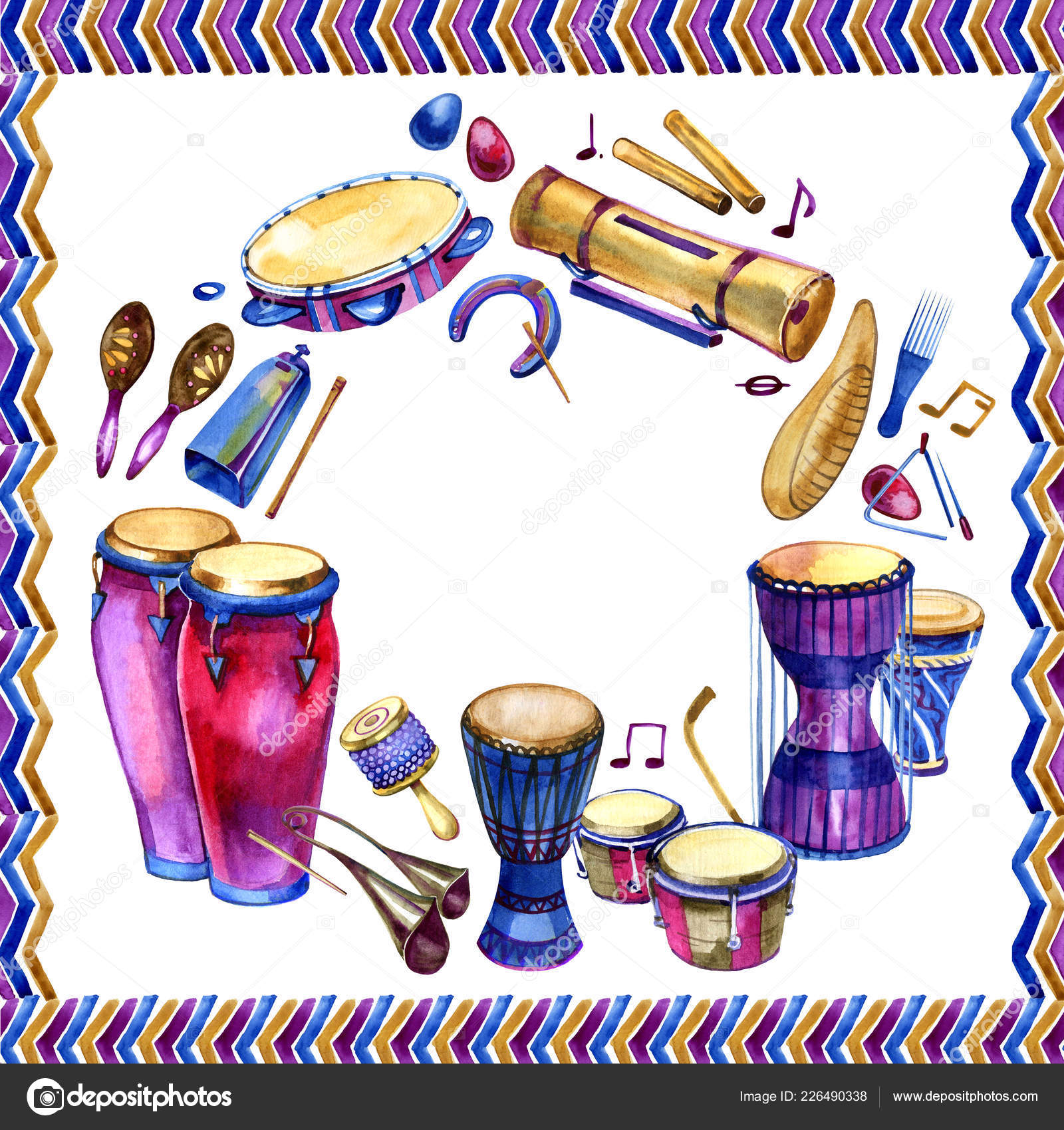 Guiro Instrument Clip Art