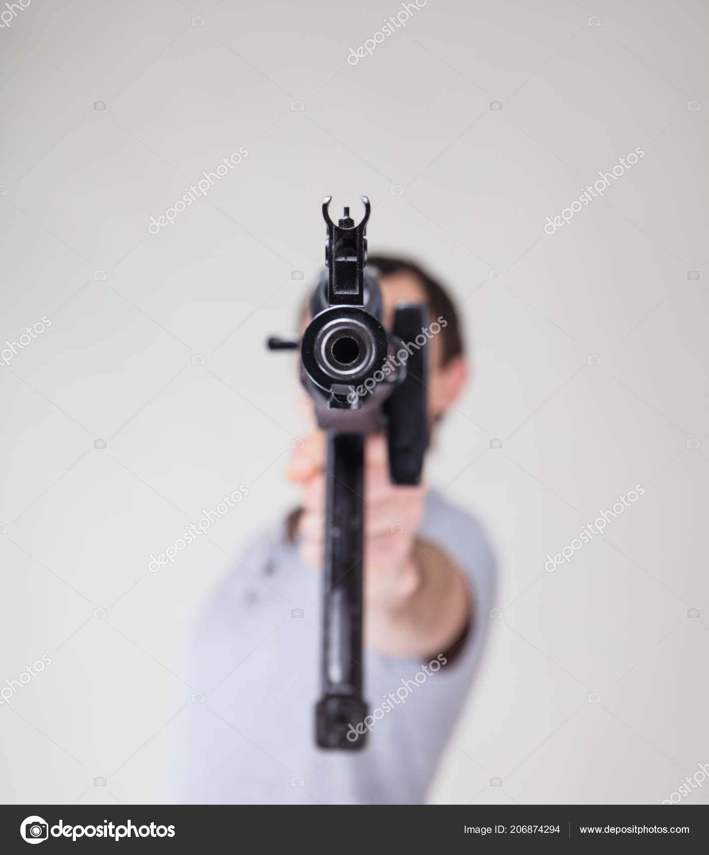 Man Angry Expression Pose Machine Gun Stock Photo by ©SectoR_2010 206874294