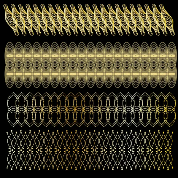 Black Detailed Trims Border White Background Stock Vector by ©Kerstin ...