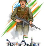 Tricolor India background with Nation Hero and Freedom Fighter for ...