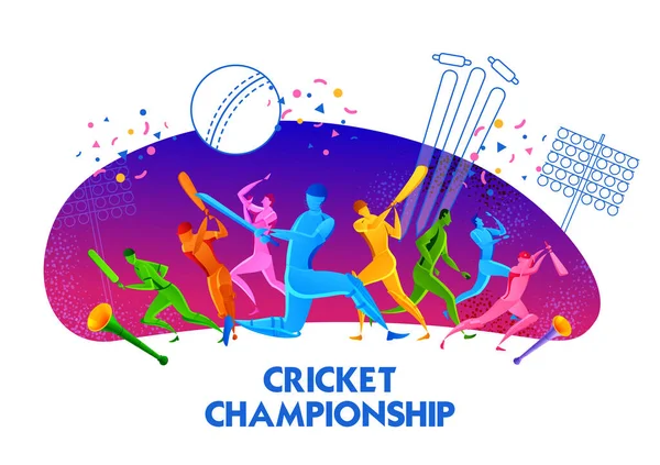 Player batsman and bowler of Team Australia playing cricket championship sports Stock Vector by ...