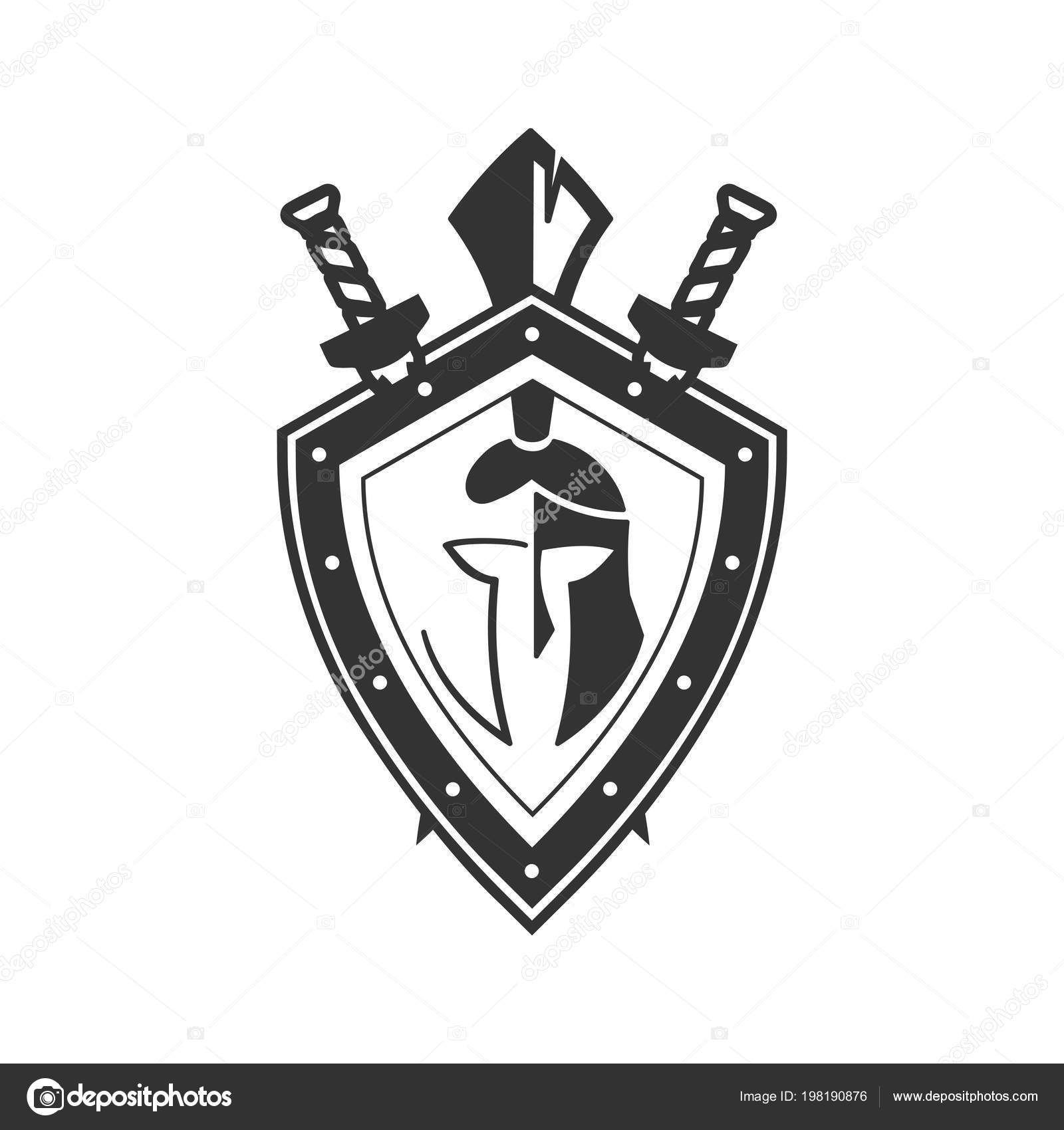 Military Symbol Shield Vector Icon — Stock Vector © matc #198190876