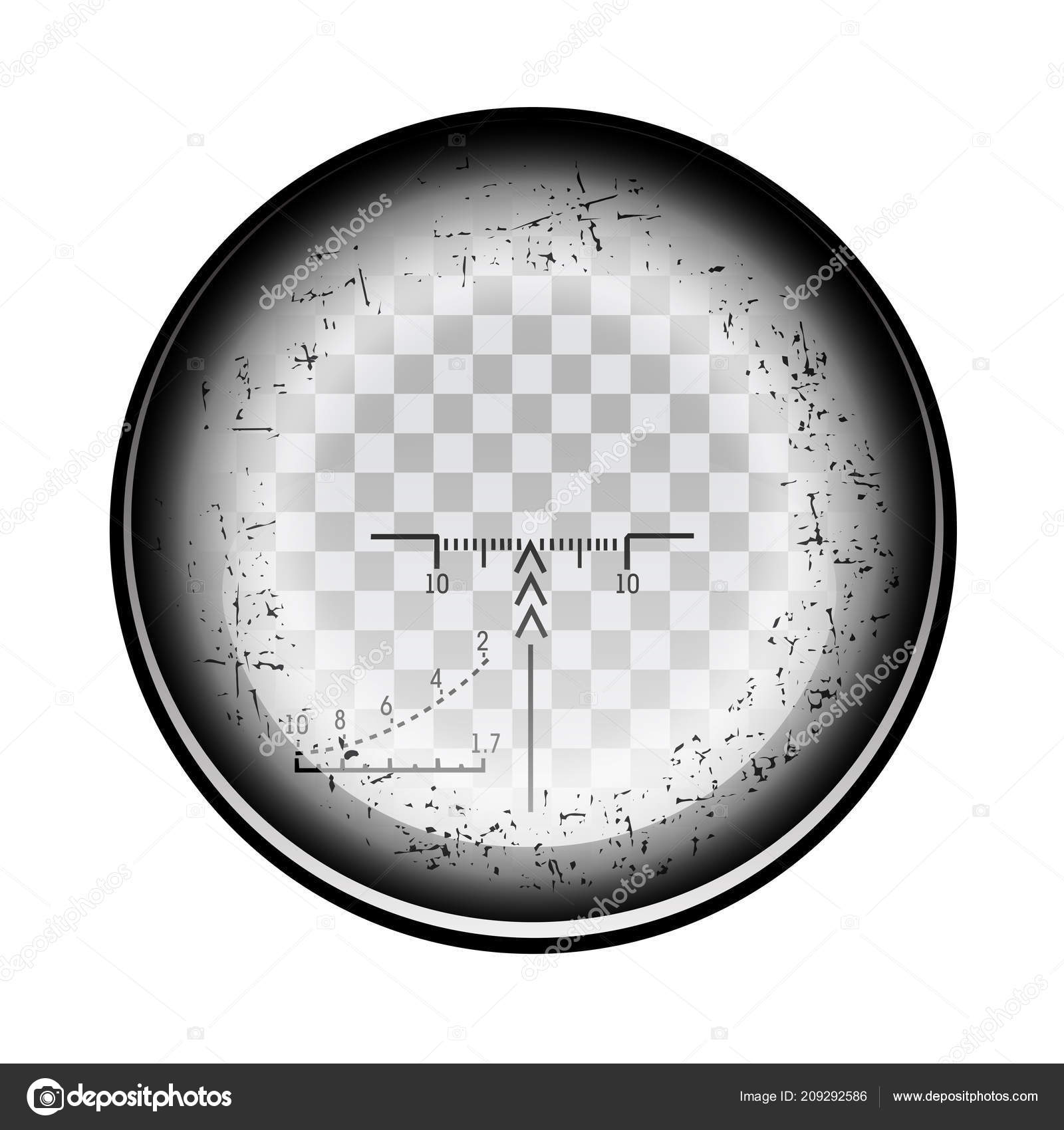 Optical Sight Transparent Background Stock Vector by ©matc 209292586