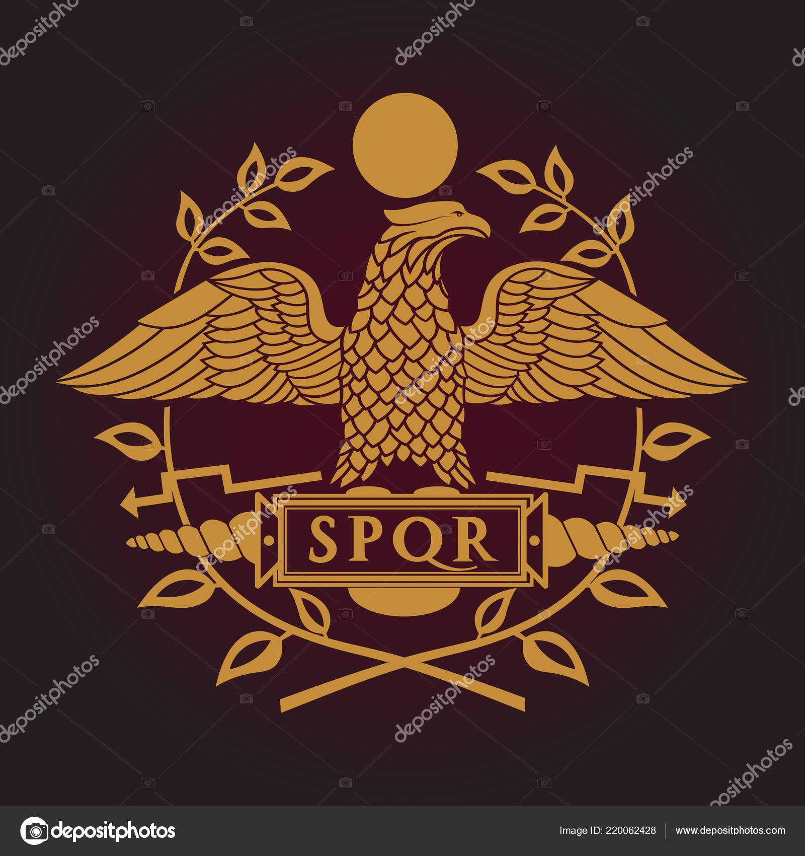 Logo Roman Eagle Stock Vector by ©matc 220062428