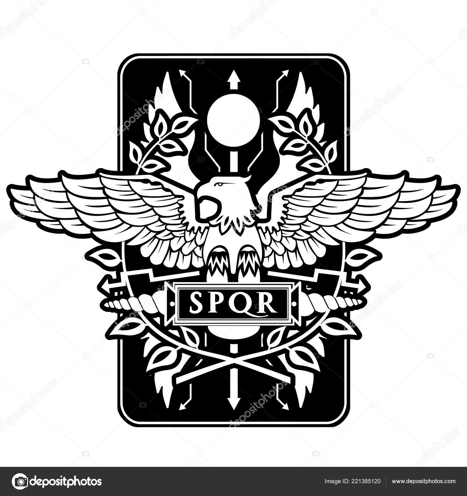 Logo Roman Eagle — Stock Vector © matc #221385120