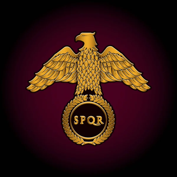 Logo Roman Eagle Stock Vector by ©matc 220062372