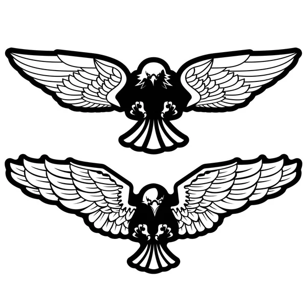 Bird Prey Attacks Vector Illustration Stock Vector Image by ©matc ...