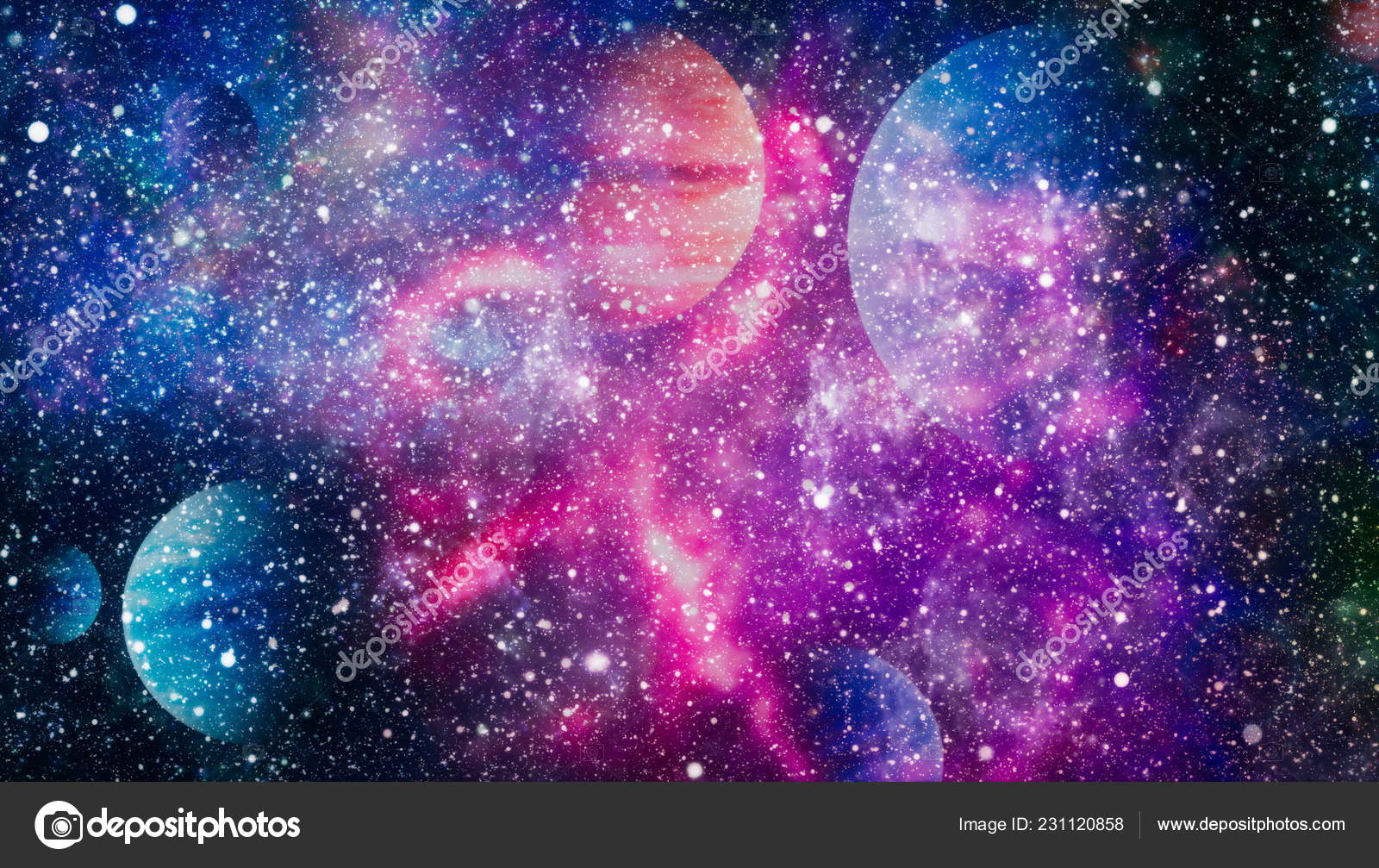 Arte Del Espacio Profundo Galaxias Nebulosas Estrellas Universo ...