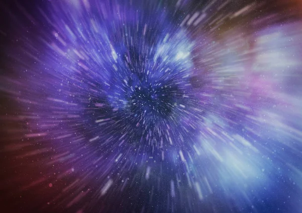 Exploding and expanding movemen. Loop animation with wormhole ...