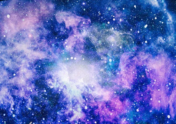 Panoramic looking into deep space. Dark night sky full of stars. The ...