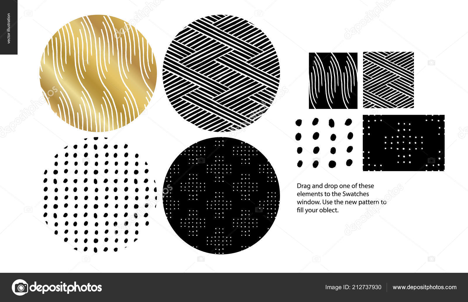 Hand drawn Patterns - rounded Stock Vector Image by ©grivina #212737930