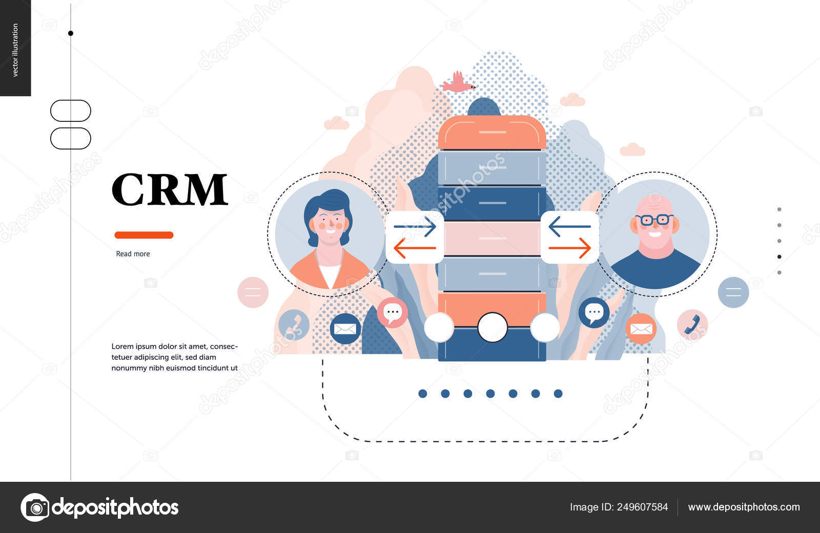 Technology topic illustration Stock Vector Image by ©grivina #249607584